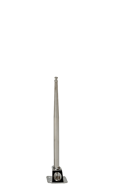 Stanchion socket angled 6° (Vetus STANCHPS)